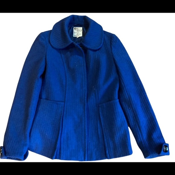Tulle | Jackets & Coats | Tulle Xs Cobalt Blue Jacket Coat | Poshmark